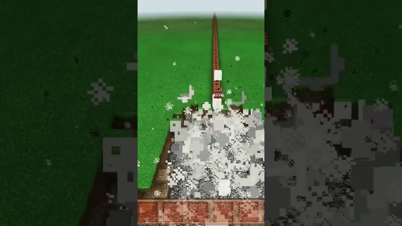 Самый большой взрыв в Minecraft!