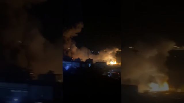 Израильская авиация всю ночь наносила авиаудары по столице Ливана Бейруту