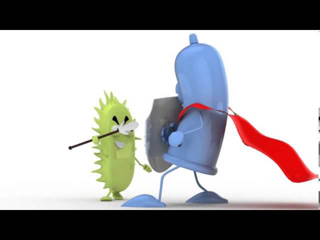 3D видео для проекта Я за безопасный секс! 23 Февраля.