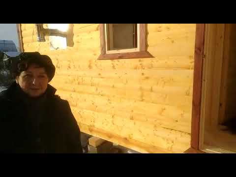 Баня из профилированного бруса 7х2,3 м. Установка в Раменское.