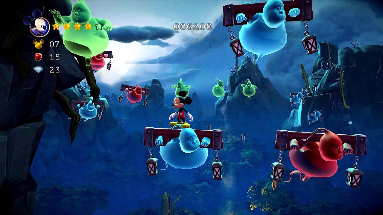 Castle of Illusion  Лес с приведениями
