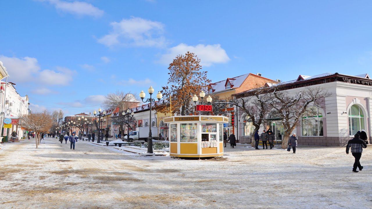 Ейск: прогулка по центру 16.01.2021