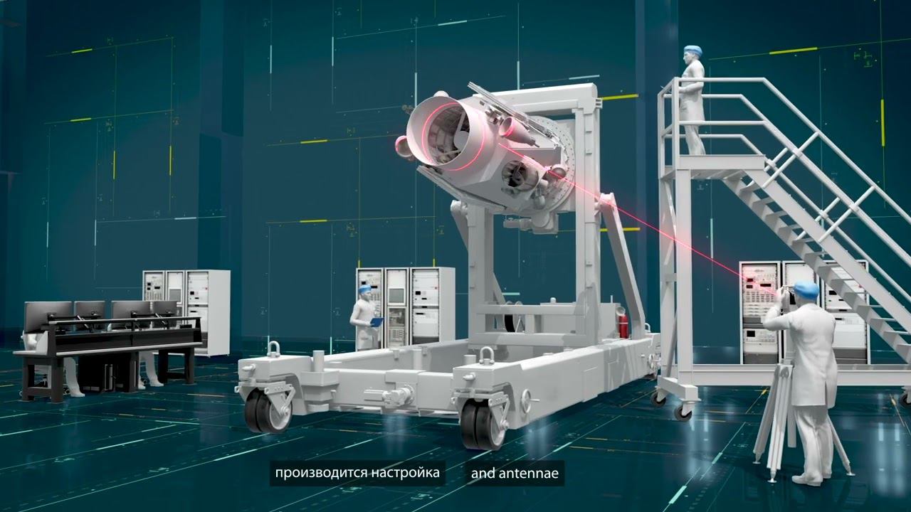 ГАЗПРОМ. Газпром СПКА. 3D фильм о сборочном производстве спутников, версия с субтитрами (рус./англ.)