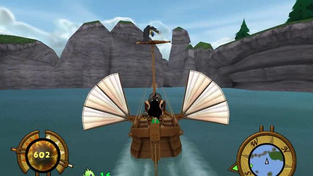 Полное прохождение игры Кузя на Абордаж