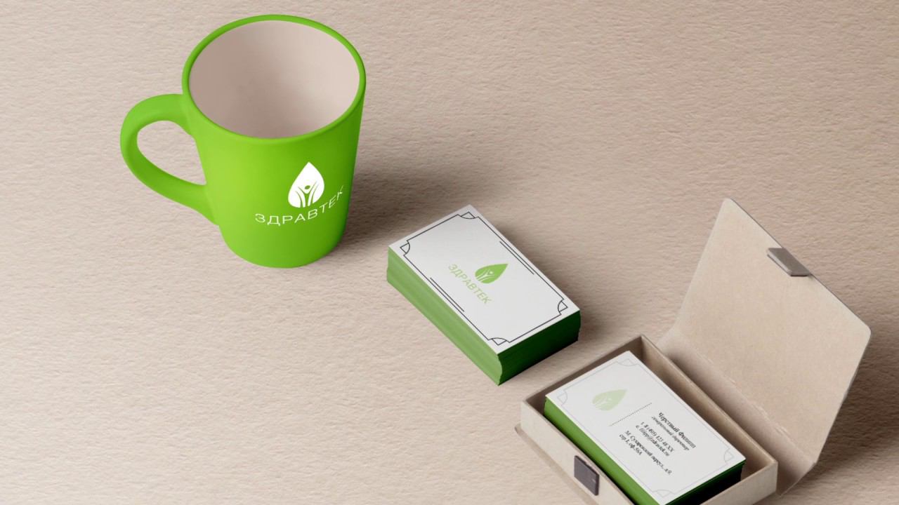Видеоролик о создании фирменного стиля Здравтек