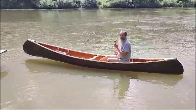 Каноэ своими руками 18 часть.Первый спуск на воду.