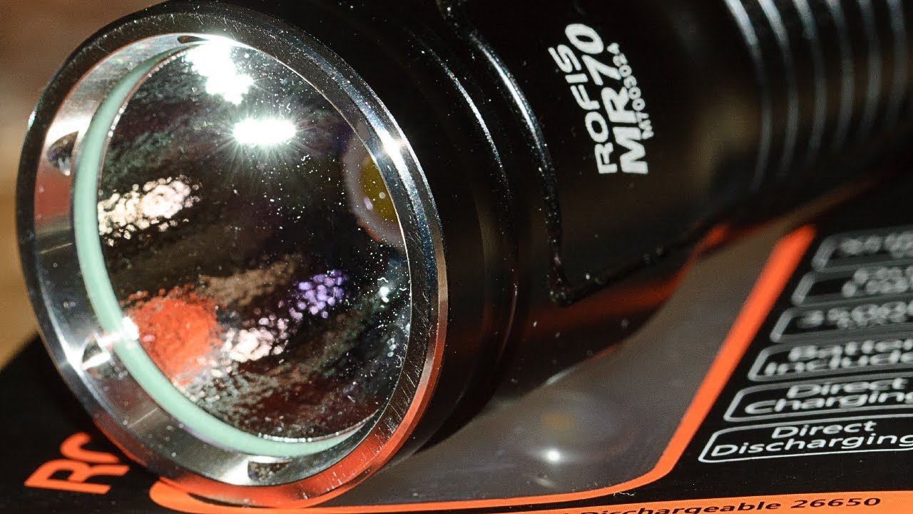 Супер фонарь Rofis MR70. Обалденный свет на все случаи.