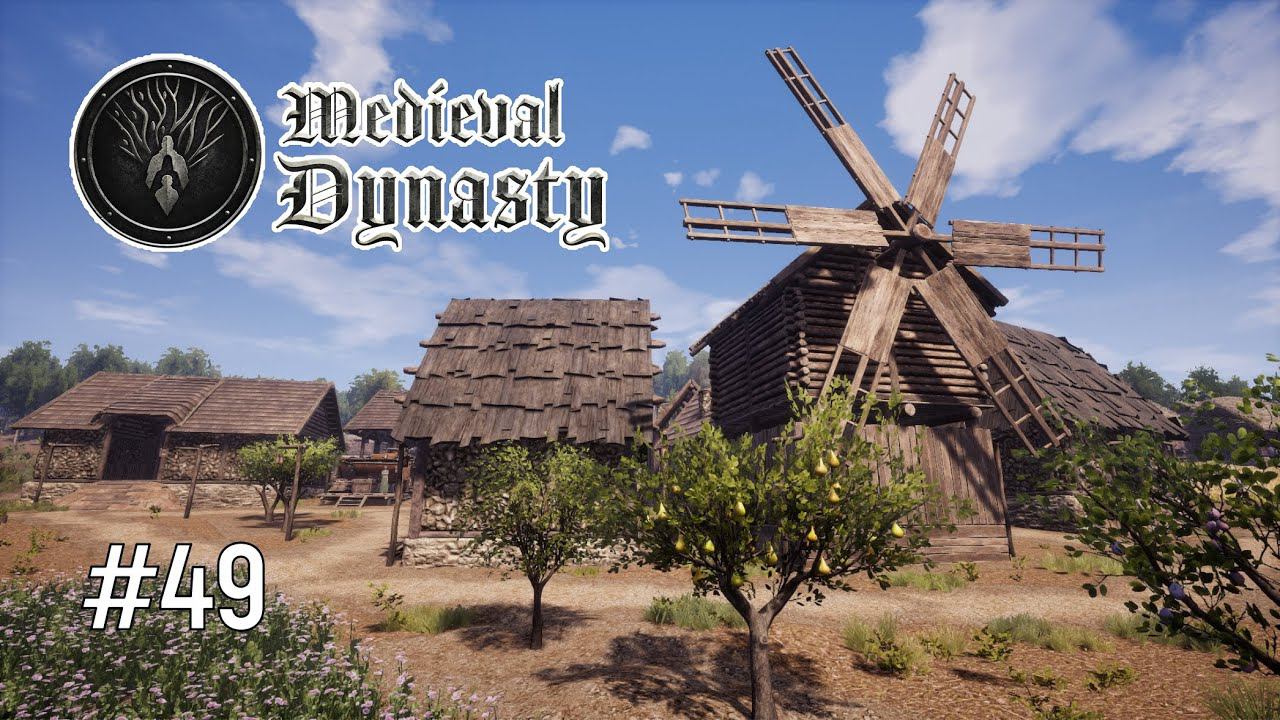 Ветряная мельница! Городок растёт Medieval Dynasty 1.2.0.1  #49
