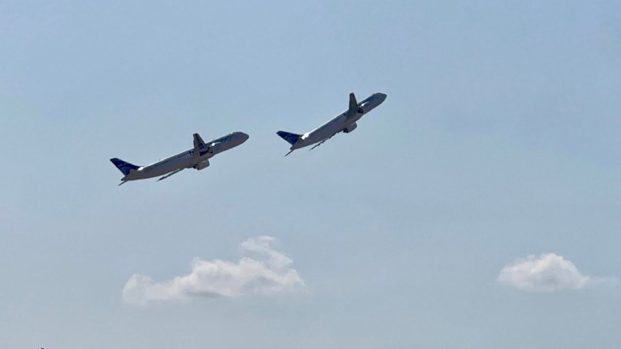 МС 21-310 и МС 21-300; Парный пролёт на МАКС  2021