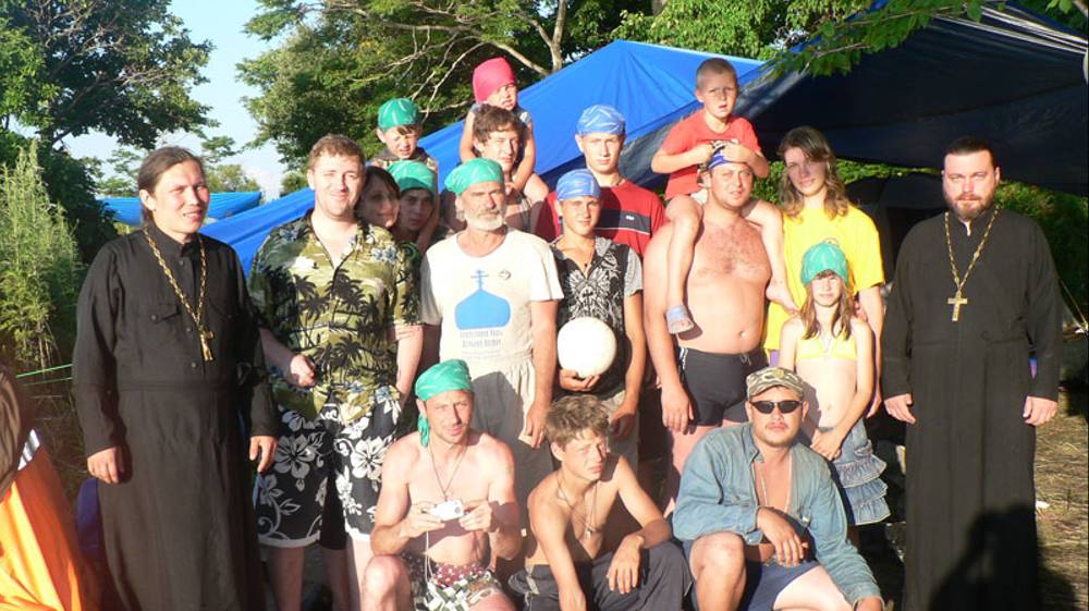 Летний семейный лагерь на Русском острове 2008