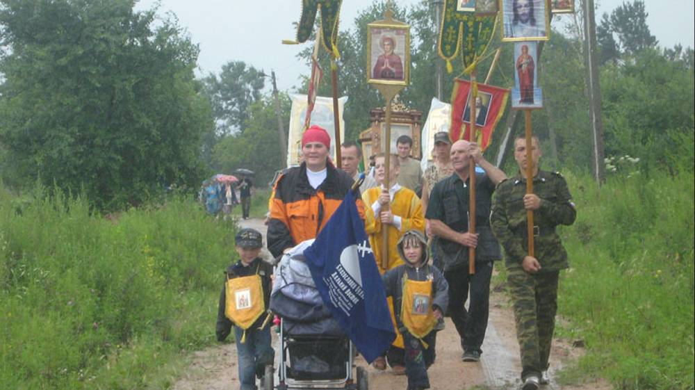 Икона Прп. Серафима Саровского в Приозёрном 2008