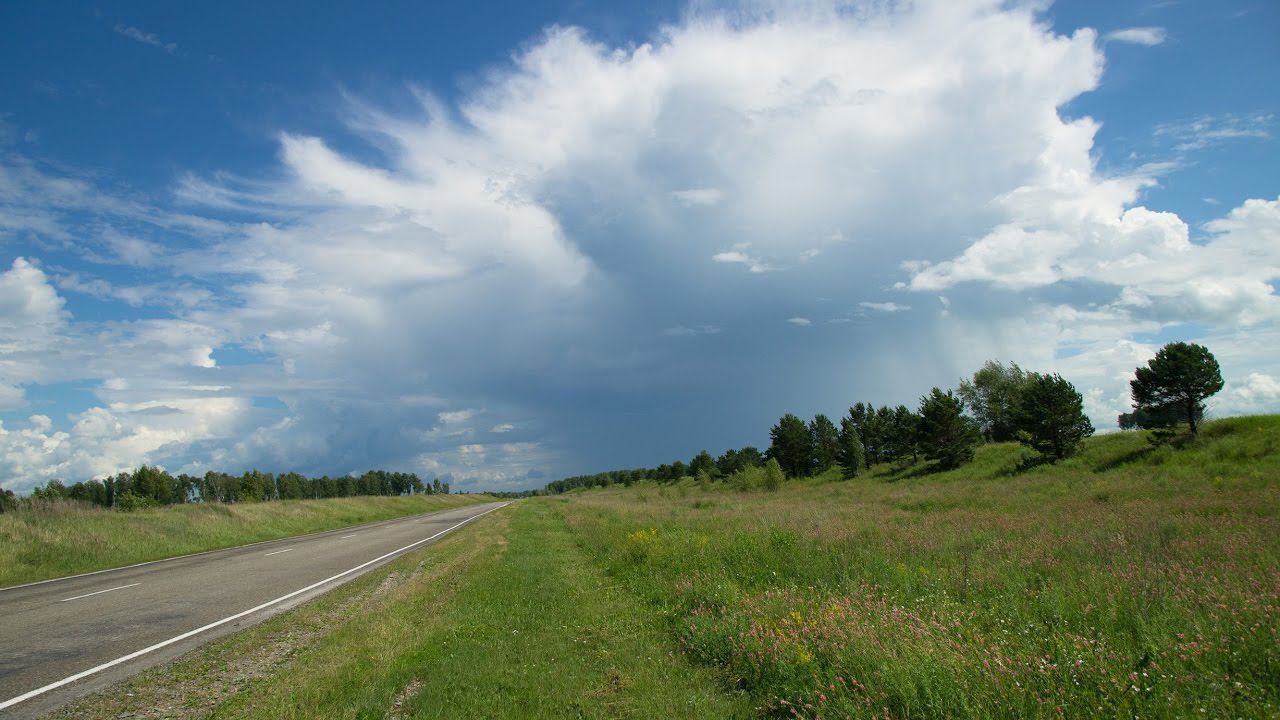 По дорогам Сибири. Первая серия. Едем .... в Красноярск