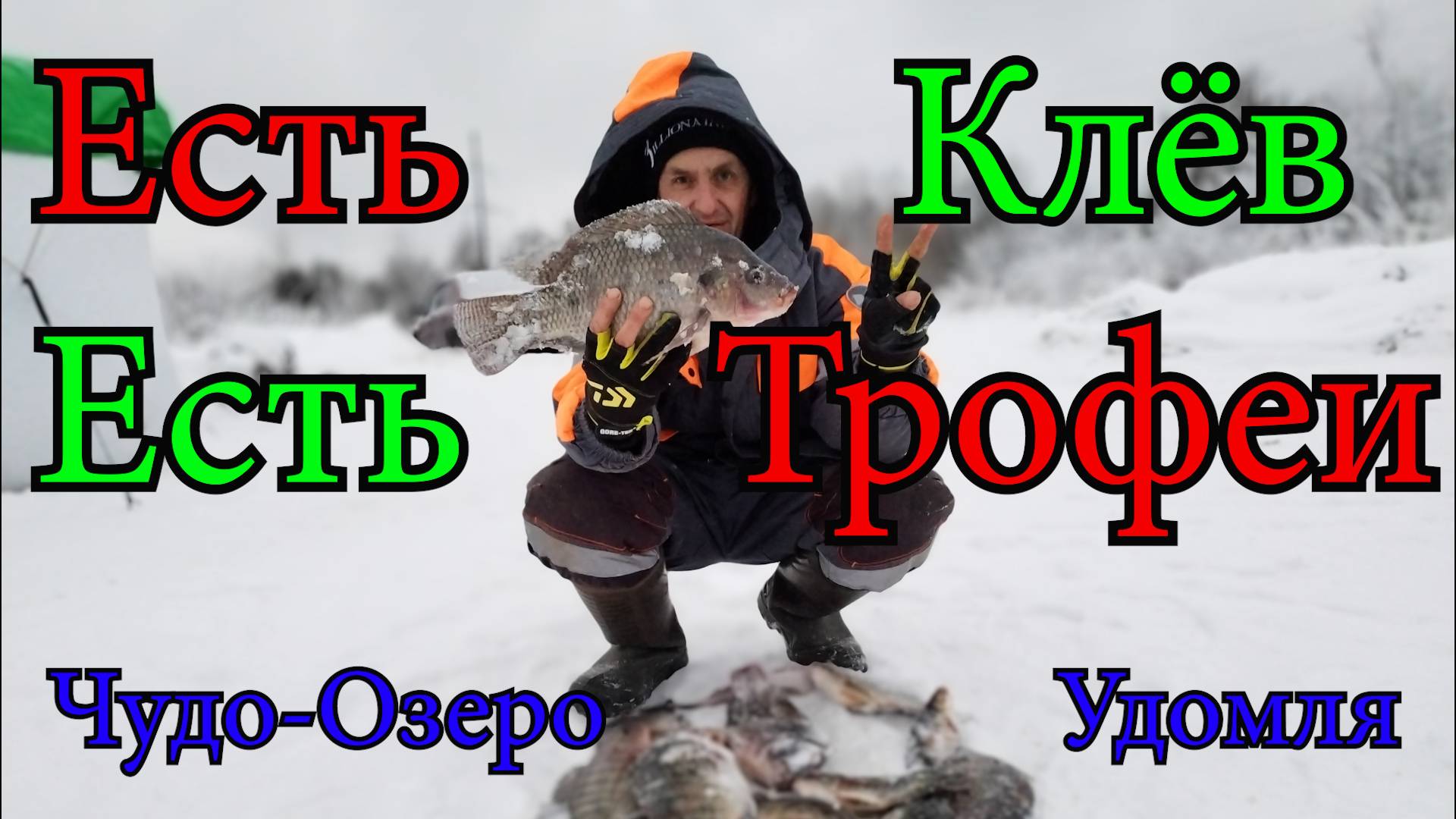 Чудо-Озеро Удомля . Есть Клев Эзотической рыбы Телапия
