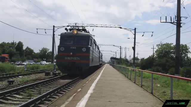 ВЛ60К-1974 с вагоном-дефектоскопом