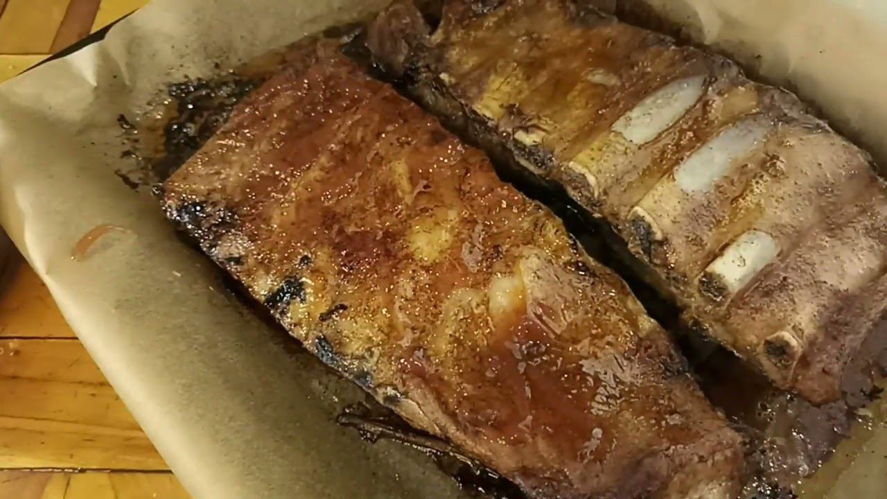 Свиные рёбрышки запеченные в духовке