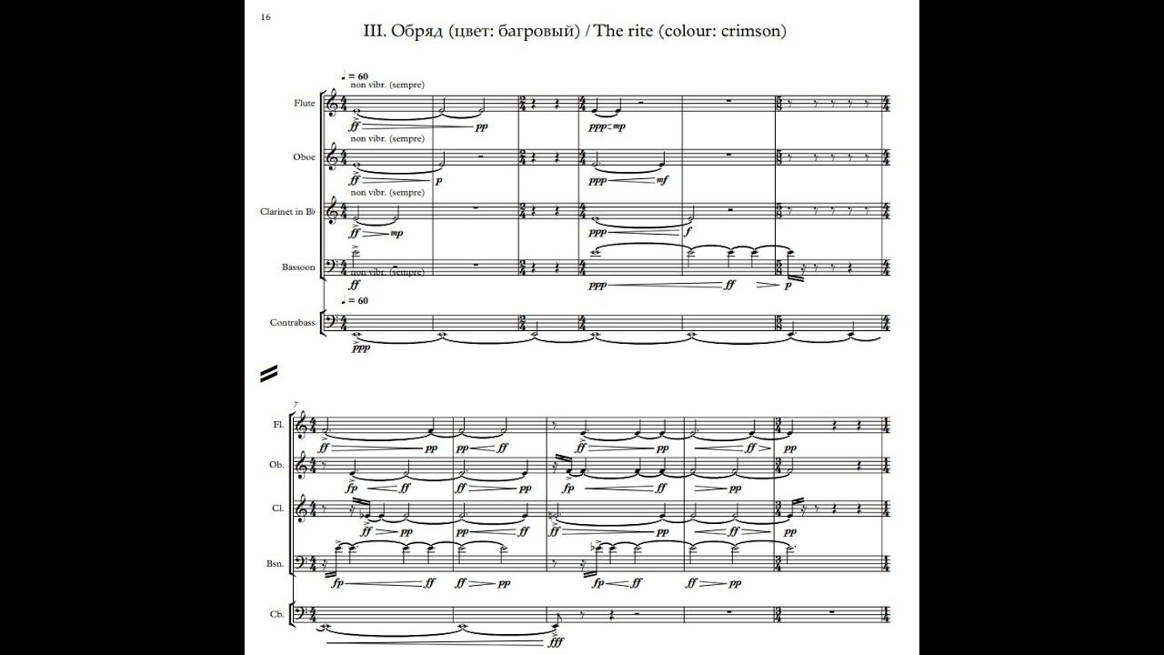 Антон Смирнов - Триада для девяти инструментов, III / Anton Smirnov - Triad for 9 instruments, III
