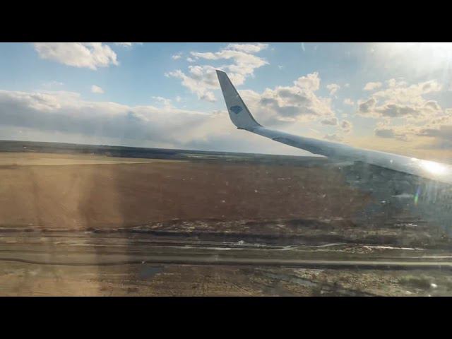 Жесткая посадка в Домодедово DME на Boeing 737-800 «Hard landing in Domodedovo DME on a Boeing 737»