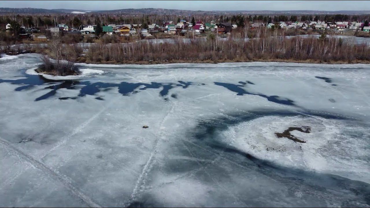 Подлёдная рыбалка. Закрытие сезона. Карьер на реке Олха.