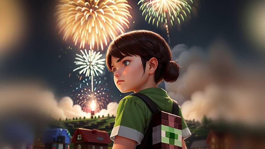 МАЙНКРАФТ НО МЫ ДЕЛАЕМ ФЕЙЕРВЕРКИ С МЕСТНЫМИ ЖИТЕЛЯМИ! #сезонконтентаRUTUBE