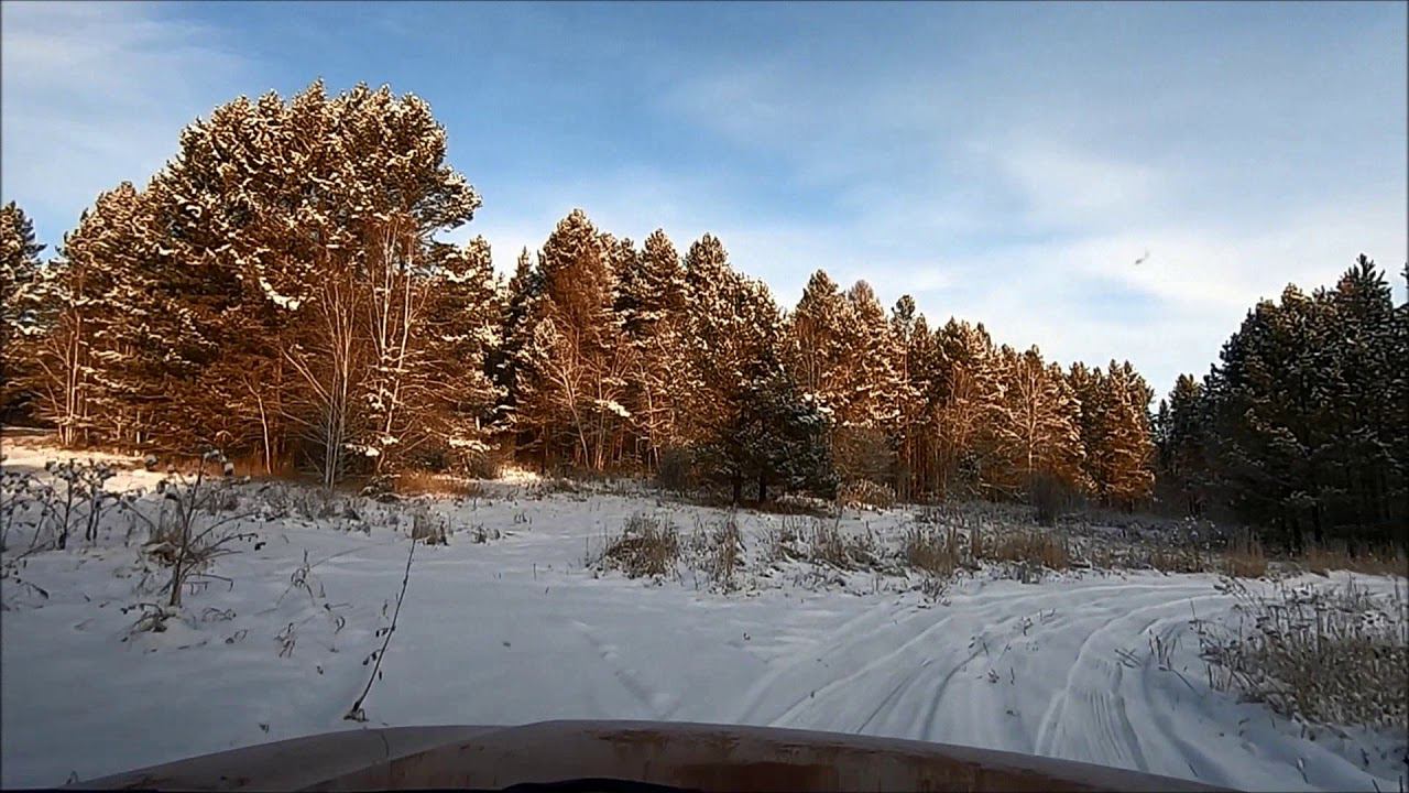Дорога на Курминский и Угольный залив Иркутского ВДХ