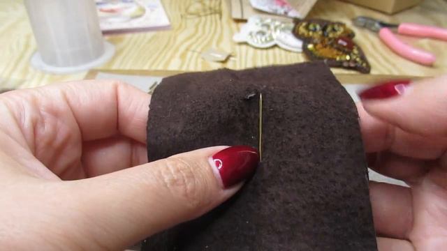 Брошь СОВА  Мастер класс ЧАСТЬ 2