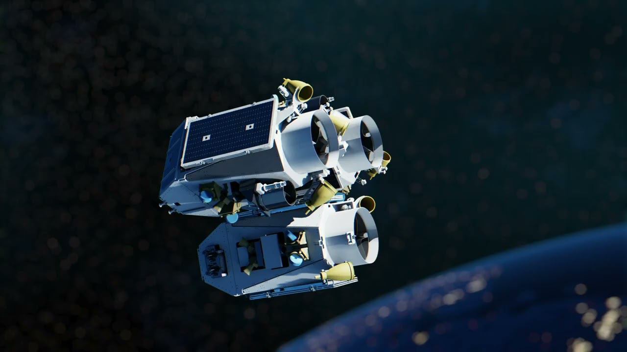 ГАЗПРОМ. Газпром СПКА. 3D видеопрезентация космического аппарата СМОТР