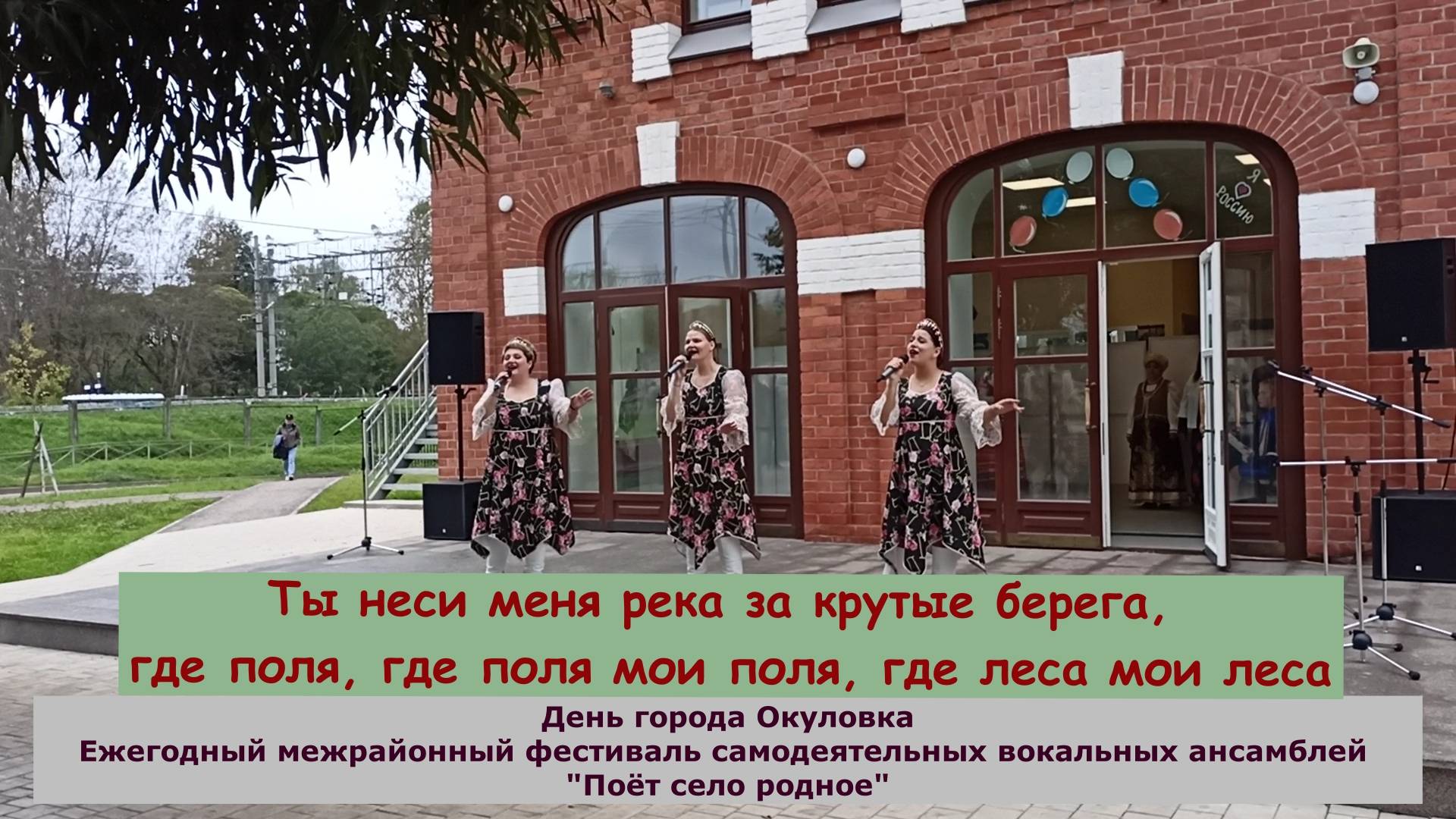 Ты неси меня река за крутые берега, где поля, где поля мои поля, где леса мои леса