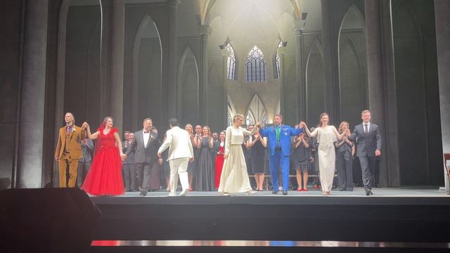 Опера Луиза Миллер |  Luisa Miller | Новая сцена Большого театра, 27.04.2024, Финальные аплодисменты