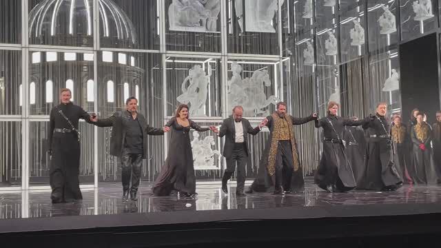 Опера Тоска | Tosca | Новая сцена Большого театра, 05.04.2024, Финальные аплодисменты