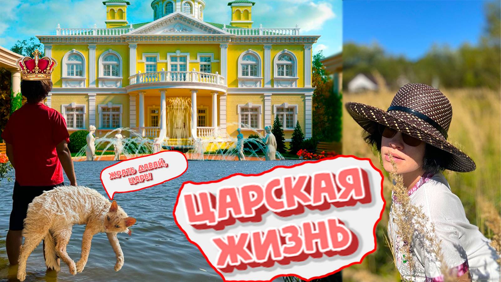 ЧЕЛЛЕНДЖ!Жрем, что найдем в графском поместье, за которым присматриваем!Кормим кур, кота и нас.