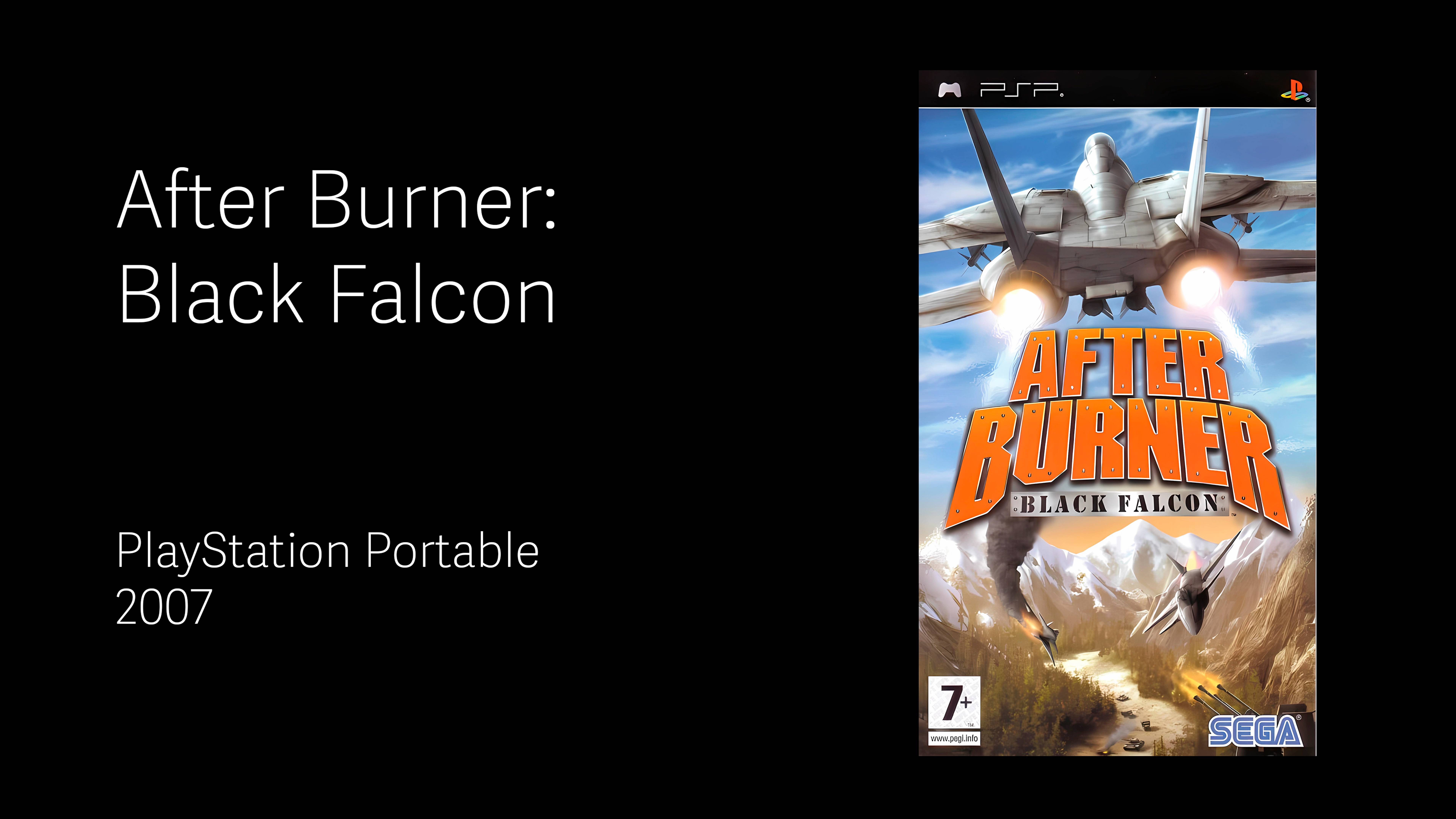 After Burner: Black Falcon, PSP Gameplay 4K