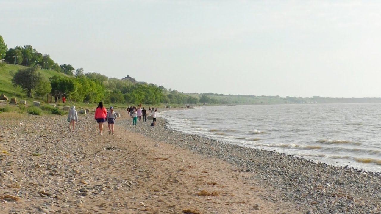 Ейск 28 мая 2020г: прогулка вдоль моря, закат солнца.