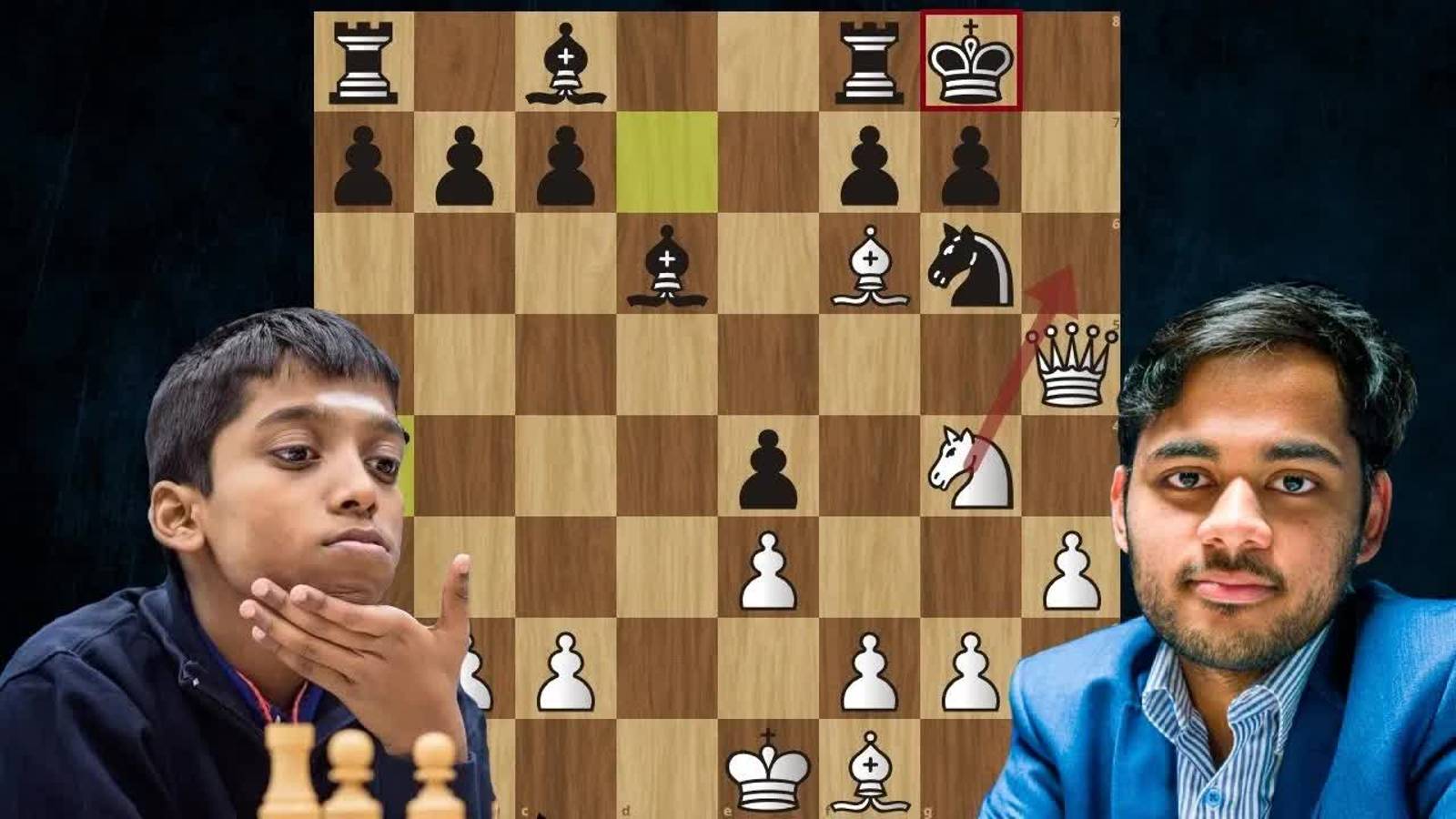 КОНЕВОЕ ТАНГО!  Эригаиси - Прагнанандха Фантастическая атака в стиле Чигорина! Шахматы