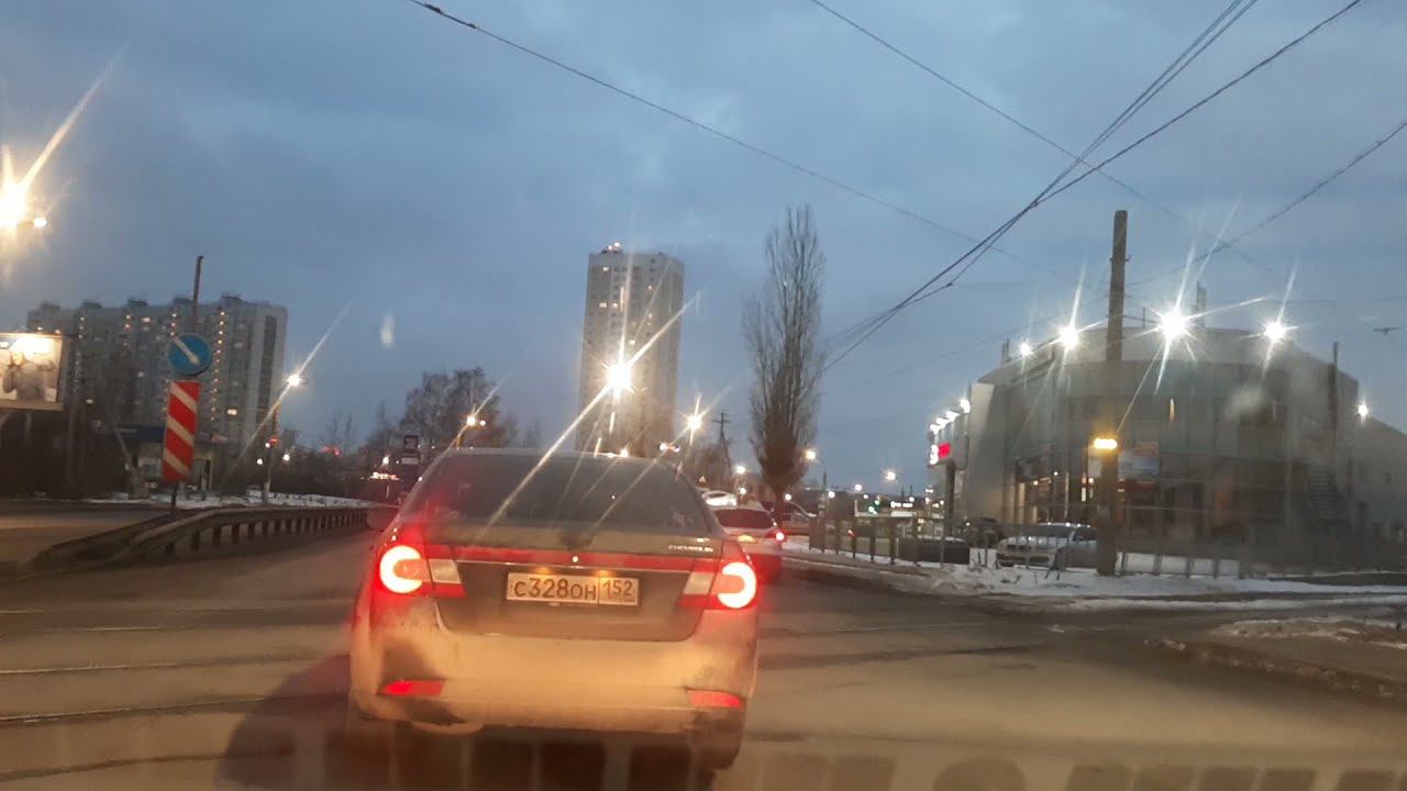 Нижний Новгород. Кинотеатр Москва - Комсомольское шоссе - проспект Ленина