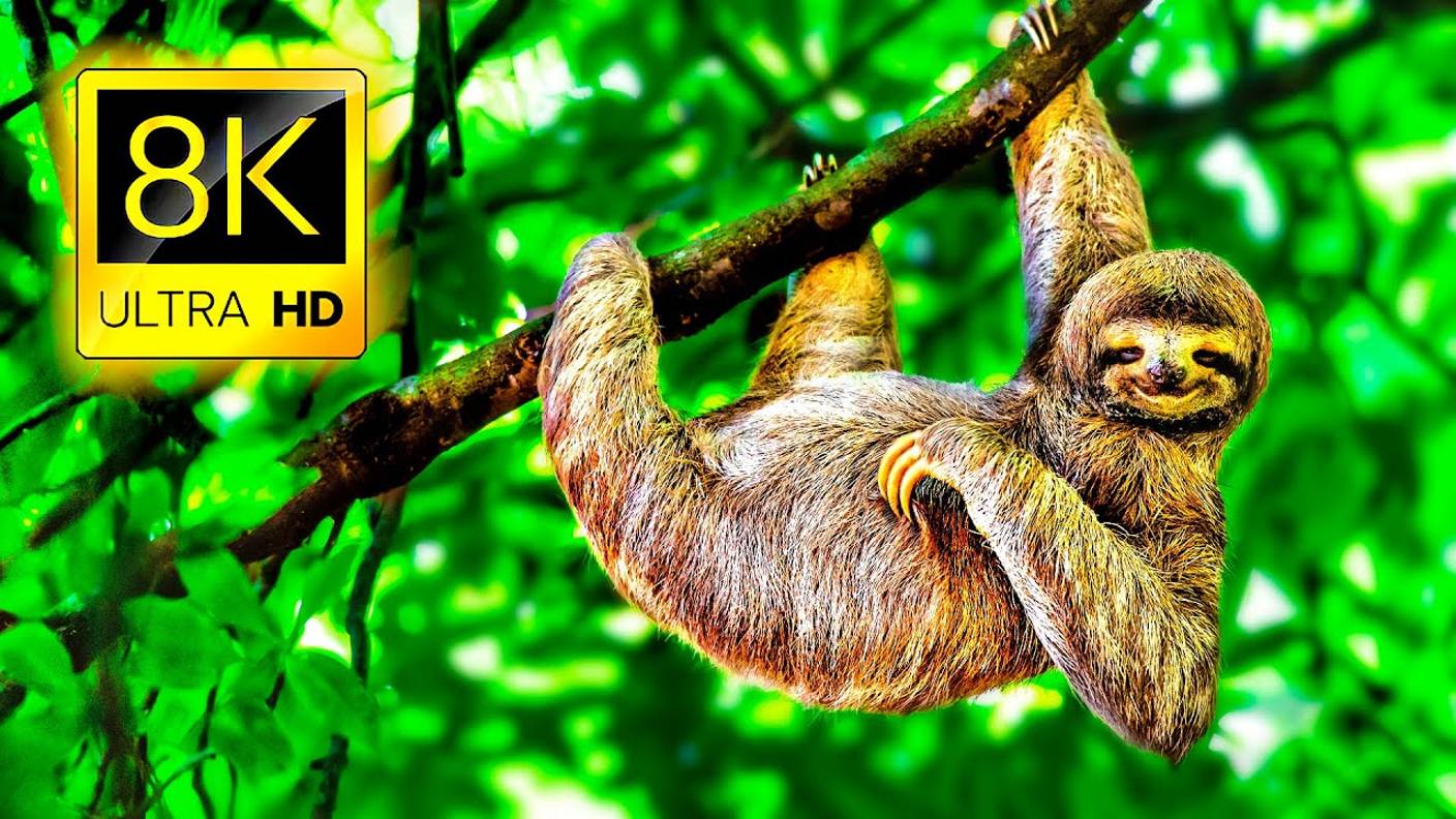 УДИВИТЕЛЬНЫЕ ЖИВОТНЫЕ 4K ULTRA HD • Расслабляющая музыка, красивая дикая природа, звуки природы