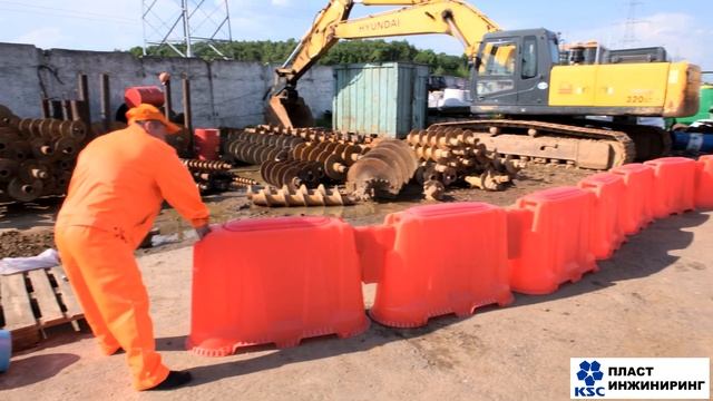 Водоналивные дорожные барьеры блоки