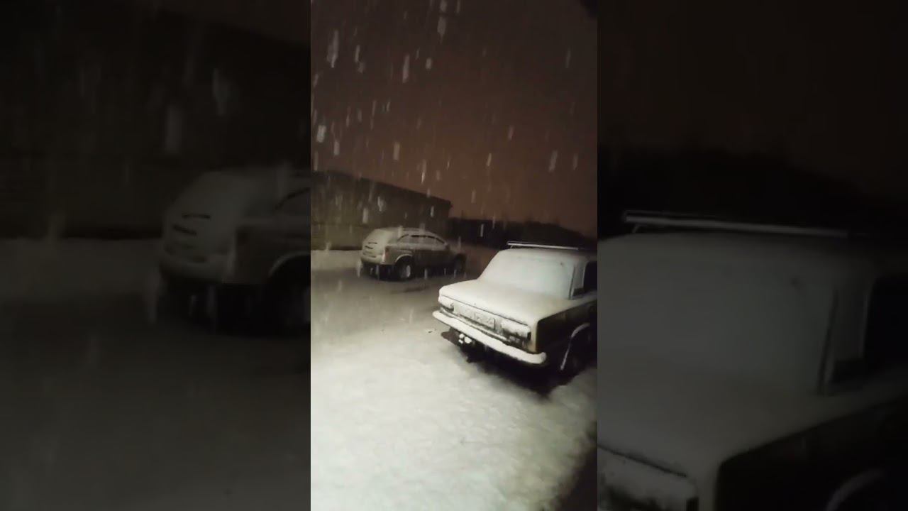 Веста,ночь,снег.