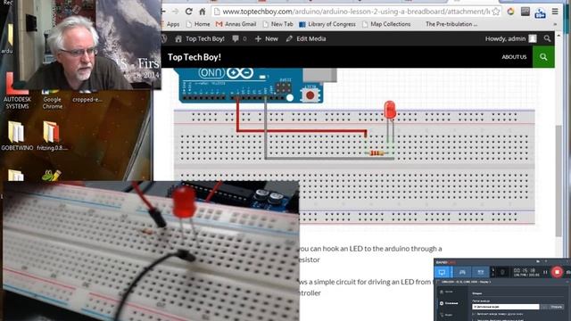 2. Урок_Мигание подключенного светодиода