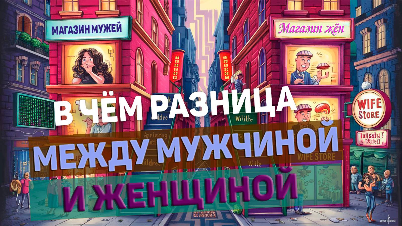 Притчи о жизни. В чем разница между мужчинами и женщинами? Необычная новая Притча.