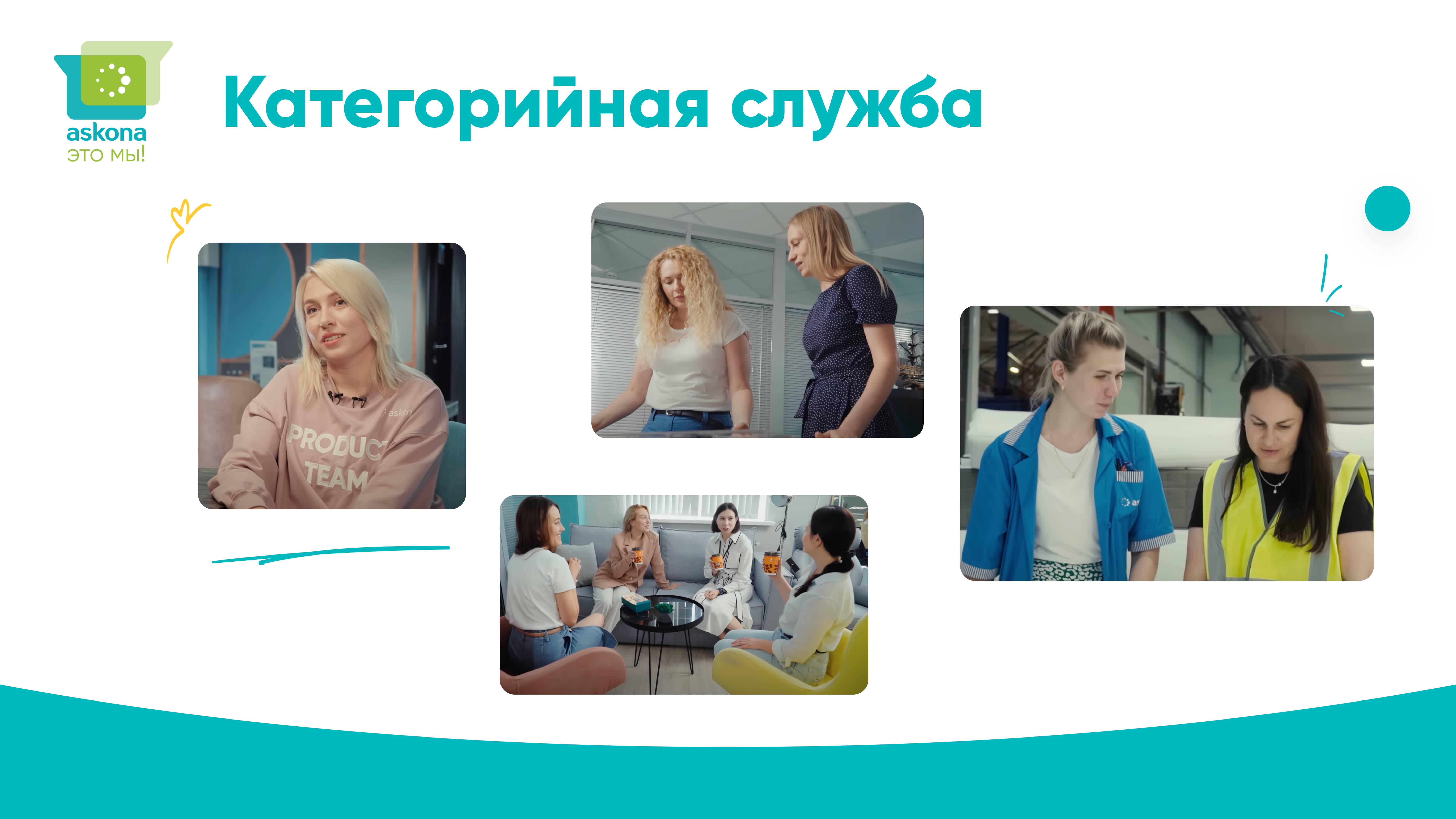 «Аскона – это мы!» - Категорийная служба