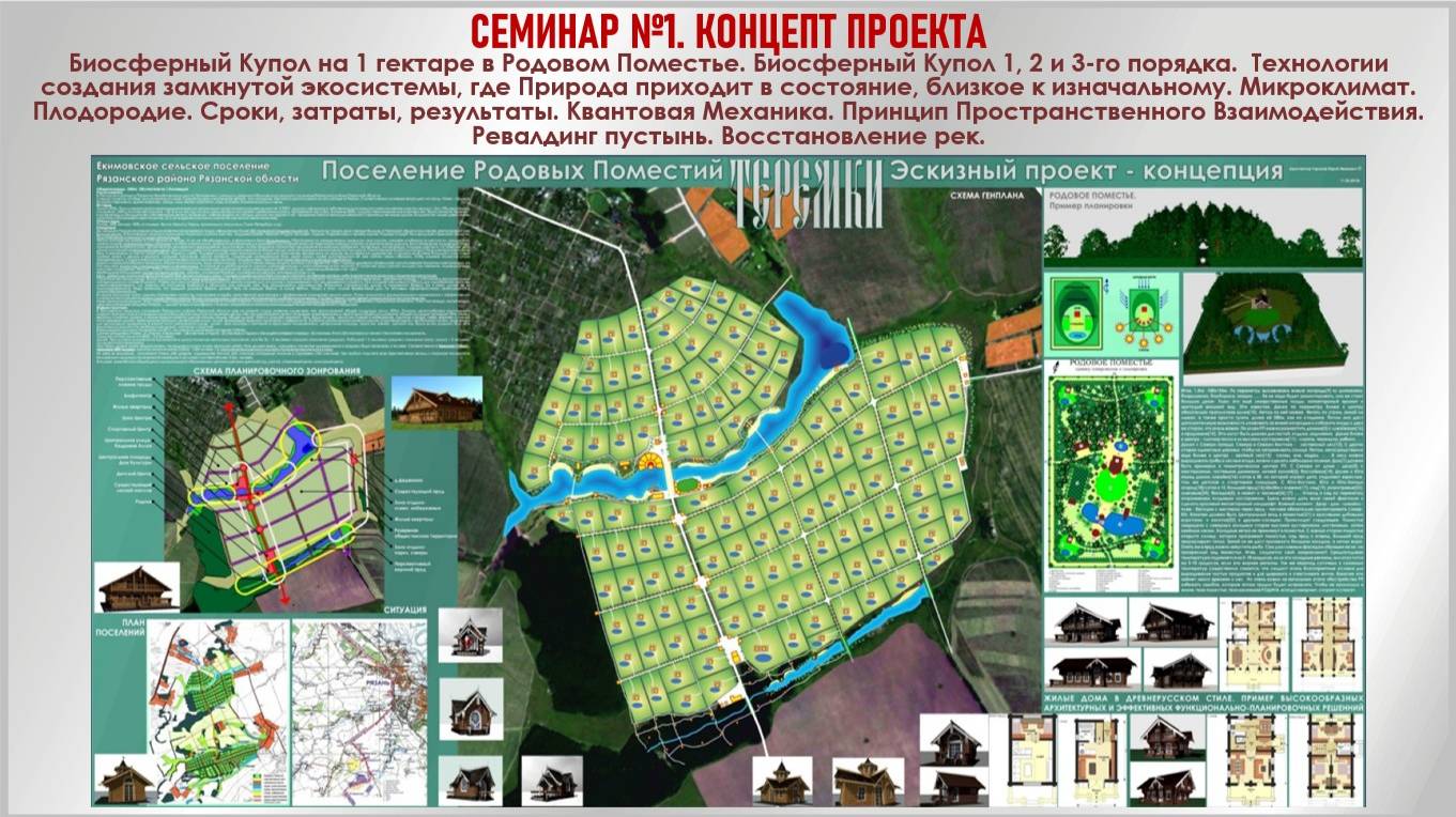 Многодетное поселение. Ярославль. Семинар №1. Концепт проекта. Часть 1