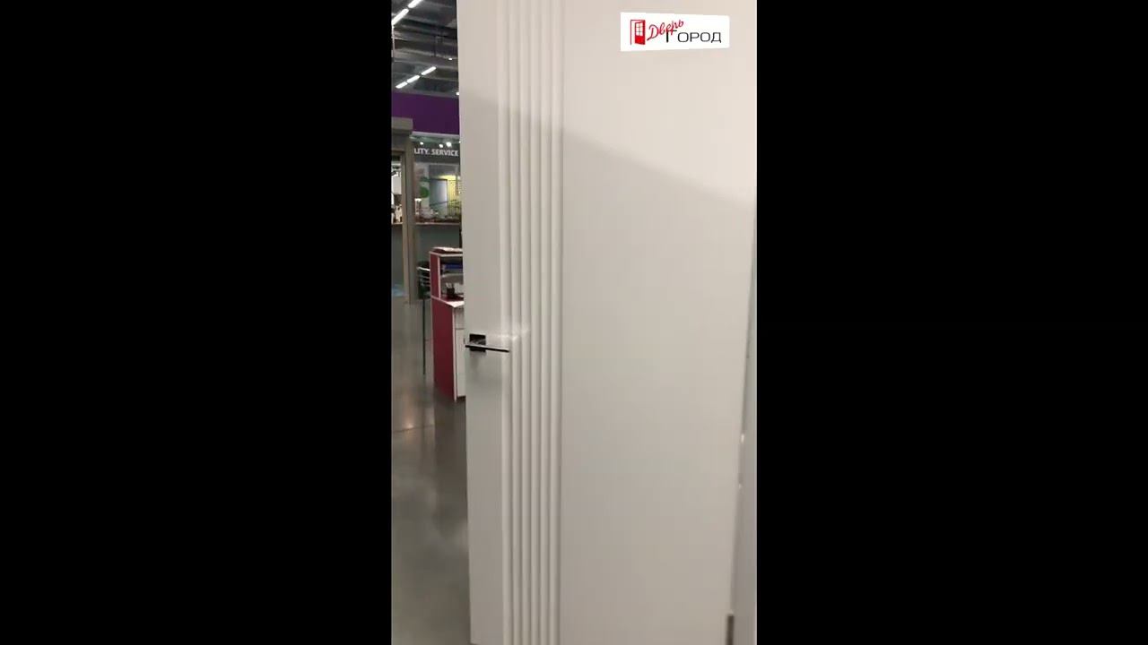 Дверь межкомнатная ПДГ Уника 3 Эмаль белый шелк