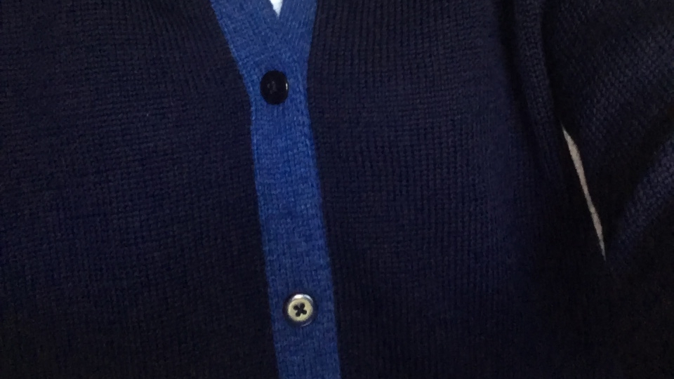 Планка для кардигана на однофонтурной вязальной машине