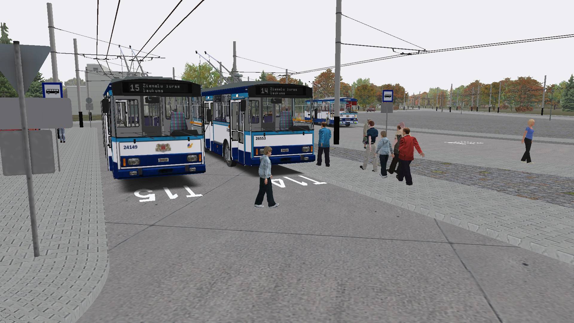 OMSI 2-BCS. LIEPAJA - MARSZRUT 15 DO SLIMNICA.