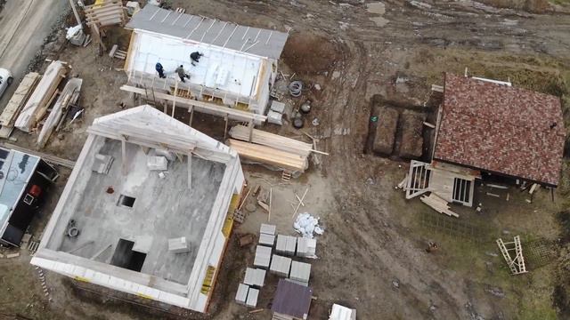 Возведение стен из газобетона