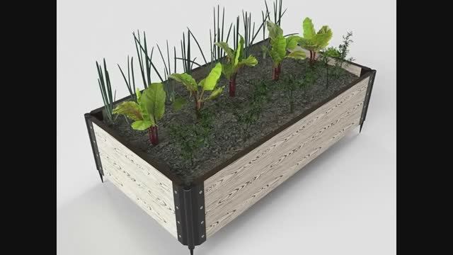 Дизайнерские решения для клумбы и цветников из ДПК