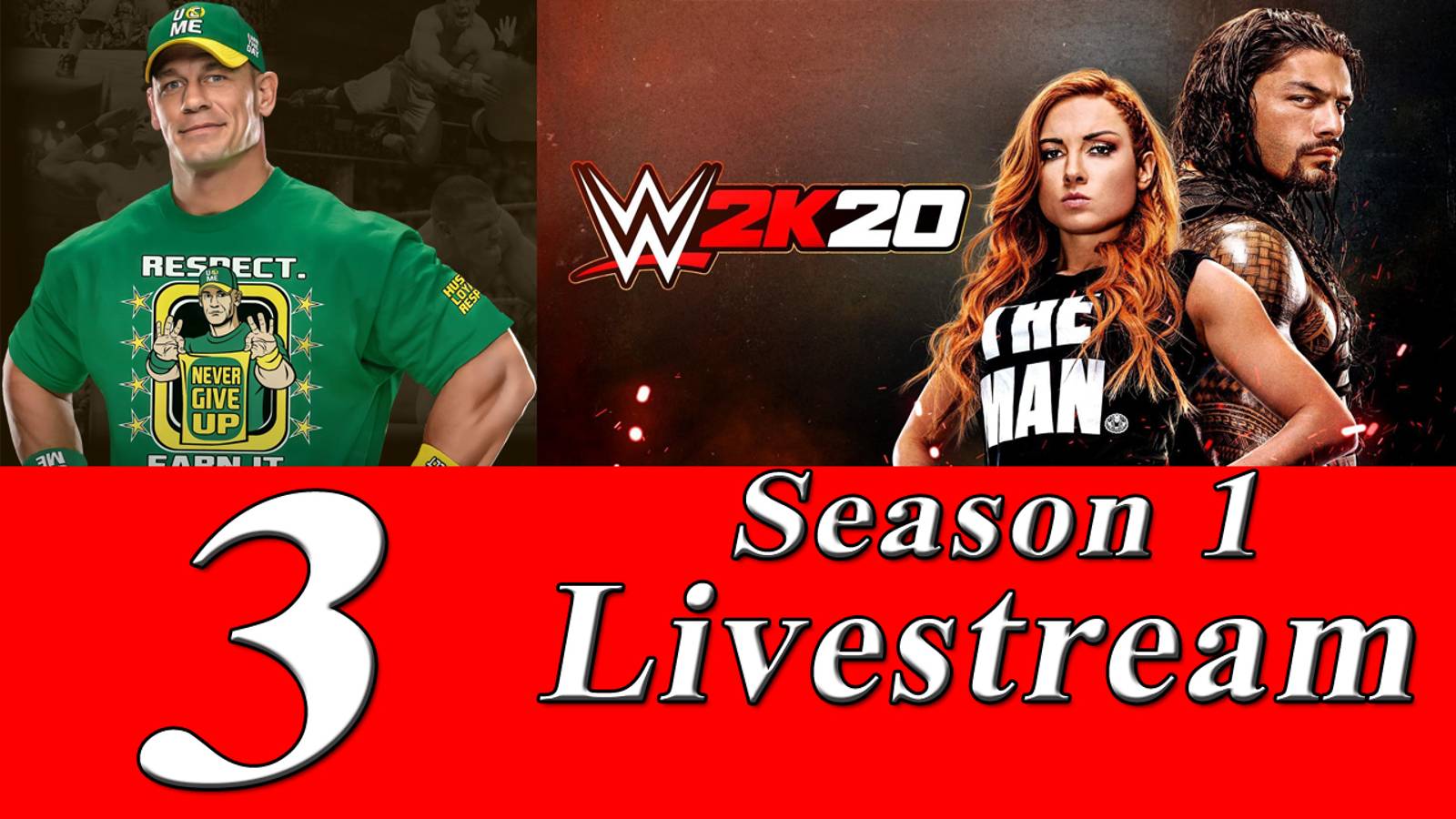 Соревновательный стрим by Captain Miller (WWE 2K20) №3 [SEASON 1]