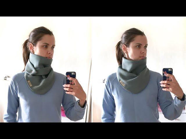 Как сшить снуд-бактус из трикотажа. Установщик кнопок ТЕР