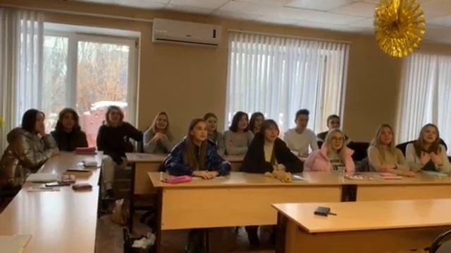 Поздравления с Новым 2020 годом от студентов СГБА