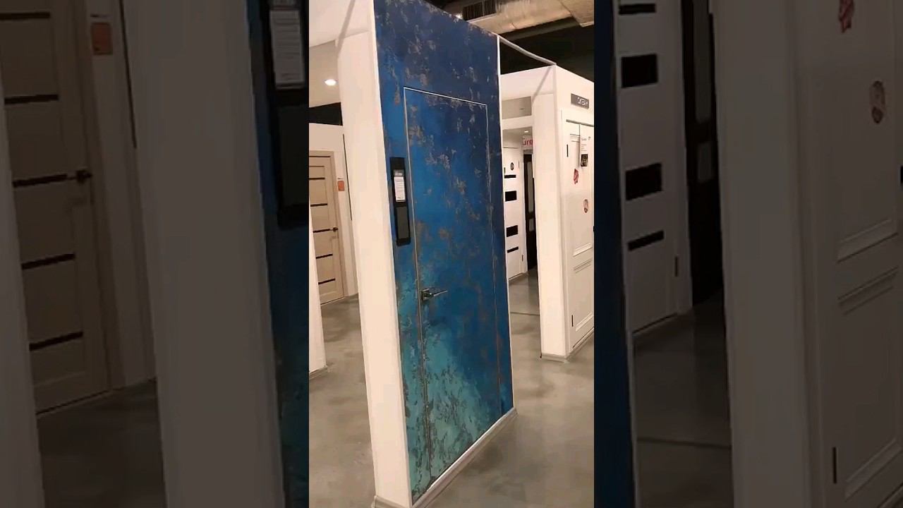 Дверь скрытого монтажа Simpl с алюминиевой кромкой dvergorod.ru #shorts